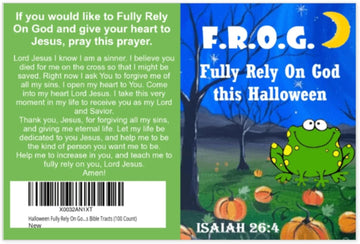 Fully Rely On God Frog F.R.O.G. Prouducts – Christian Book And Toys