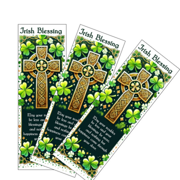Irish Blessing Shamrock St Patrick's Day Bookmarks, 100 Count ...