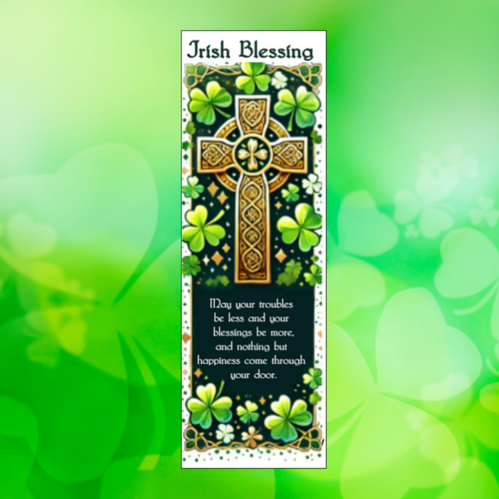 Irish Blessing Shamrock St Patrick's Day Bookmarks, 100 Count ...